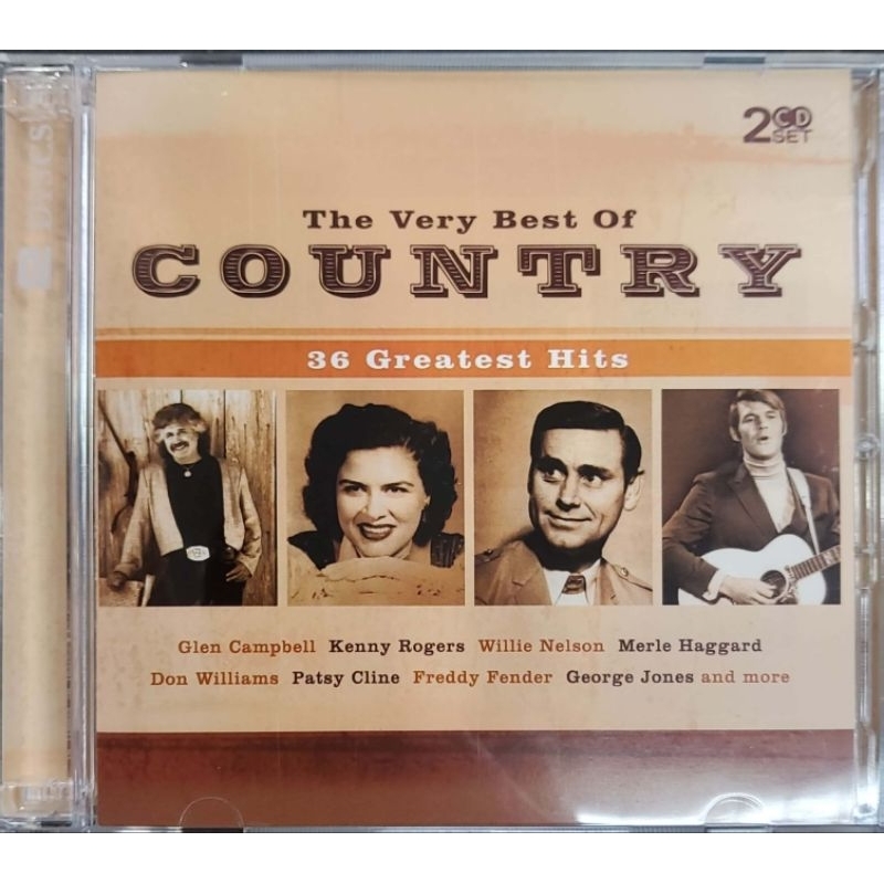 The Very Best Of Country - 36 Greatest Hits (2CDs) | Shopee Philippines
