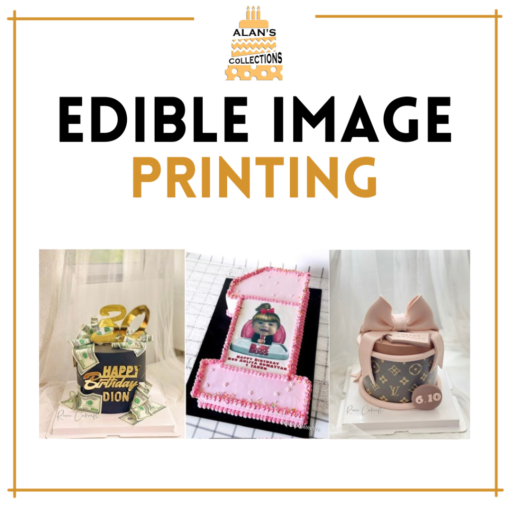 EDIBLE CUSTOM A4 SIZE IMAGE [Printing Service] Photo / Picture for Cake ...