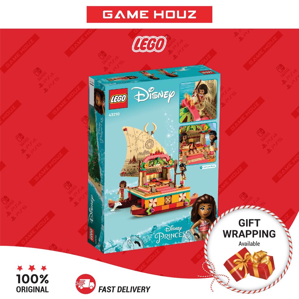 LEGO Disney Moana's Wayfinding Boat (LG43210) | Shopee Philippines