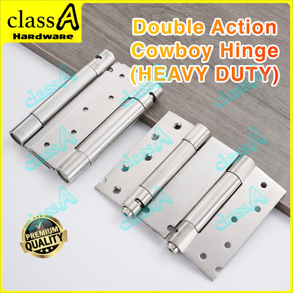 ClassAHW Cowboy Double Action Spring Swing Door Hinges Self Closing ...