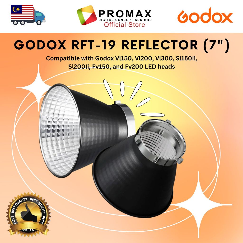 Godox RFT-19 Reflector Bowl (7") | Shopee Philippines