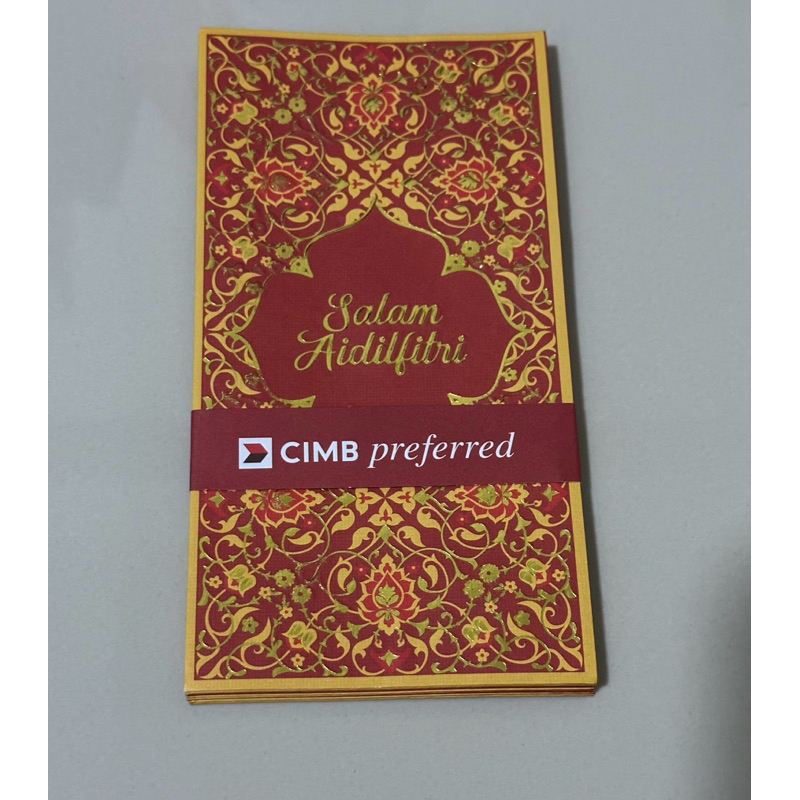 SAMPUL RAYA CIMB PREFERED -2024 (7 PCS) | Shopee Philippines