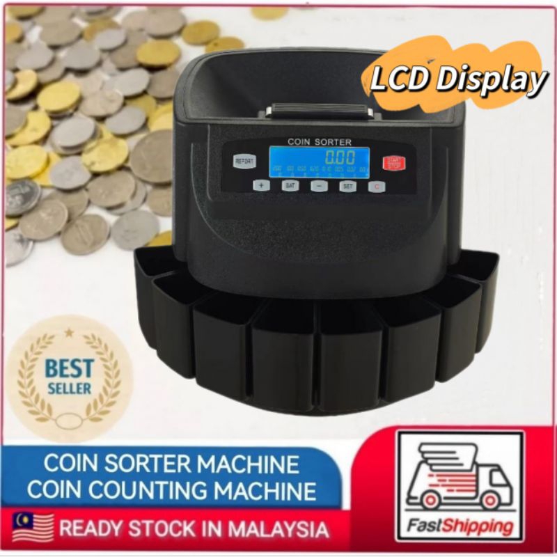 Coin Counter Machine CCS-20 Coin Counting Machine *Coin | Shopee ...