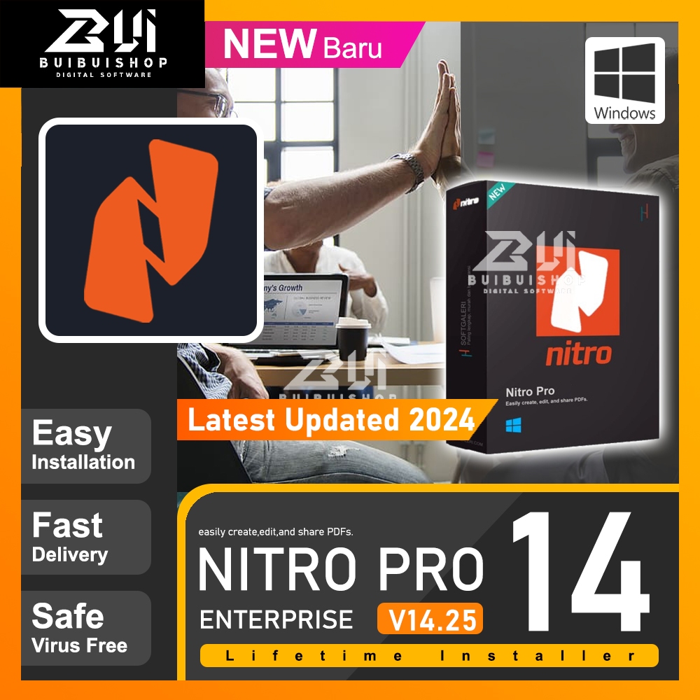 Nitro Pro 2024 v14.25 Enterprise l Latest 2024 l Windows | Shopee ...