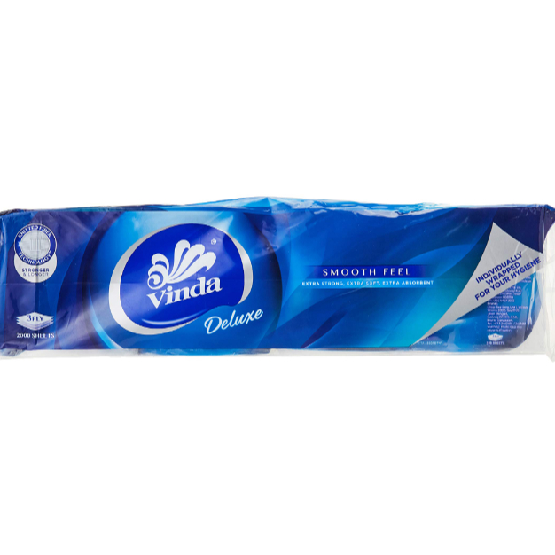 VINDA DELUXE SMOOTH FEEL 3 PLY 2000 SHEETS | Shopee Philippines