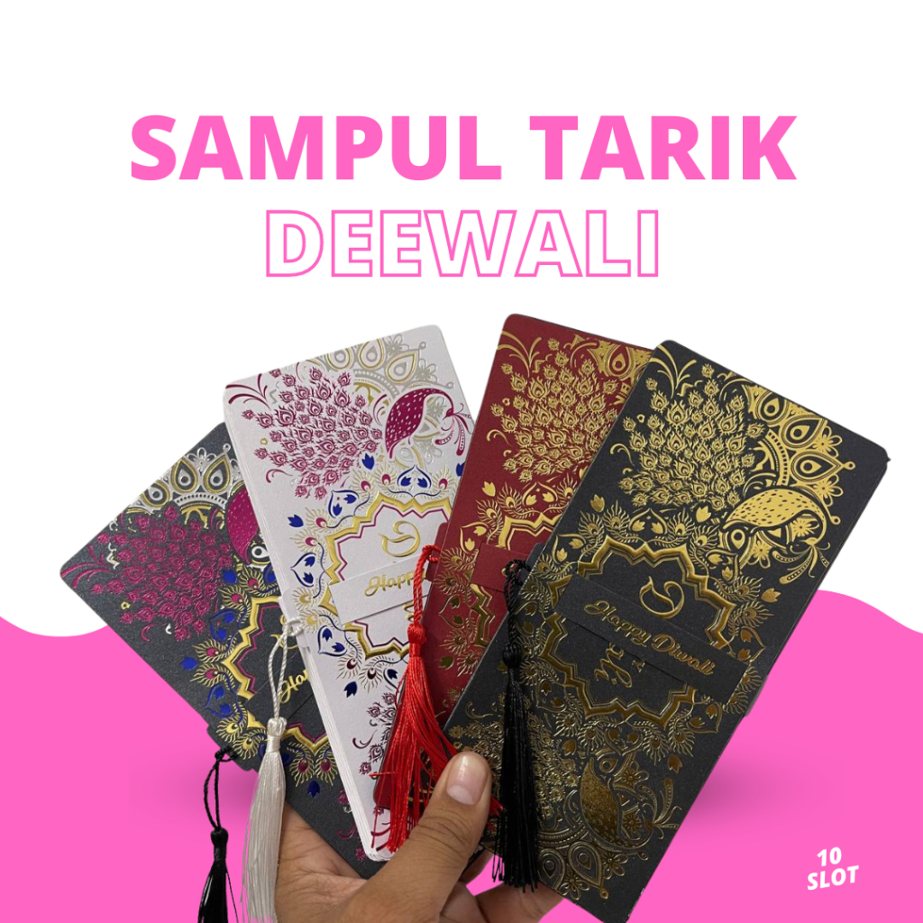 SAMPUL RAYA DEEPAVALI TARIK VIRAL 2024 ! PREMIUM 1 PCS 10 SLOT DUIT ...