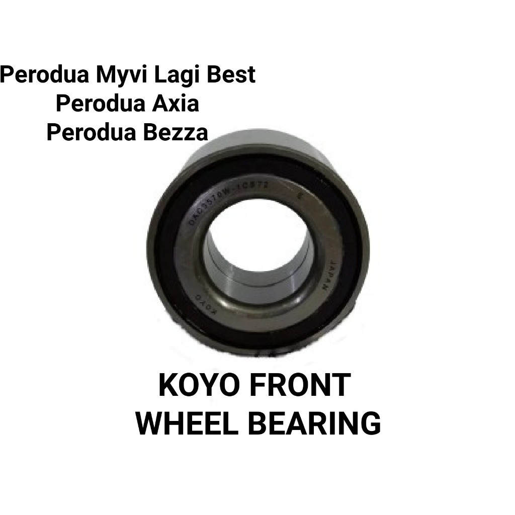 Perodua Myvi Lagi Best, Bezza, Axia KOYO Front Wheel Bearing | Shopee ...