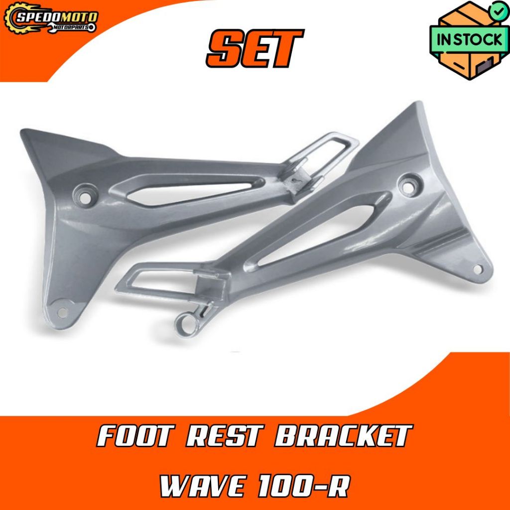 FOOTREST BRACKET "SET" HONDA WAVE 100-R | Shopee Philippines