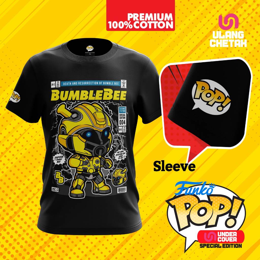 Bumblebee Transformers Autobot D20 Funko Pop Special Edition - Tshirt ...