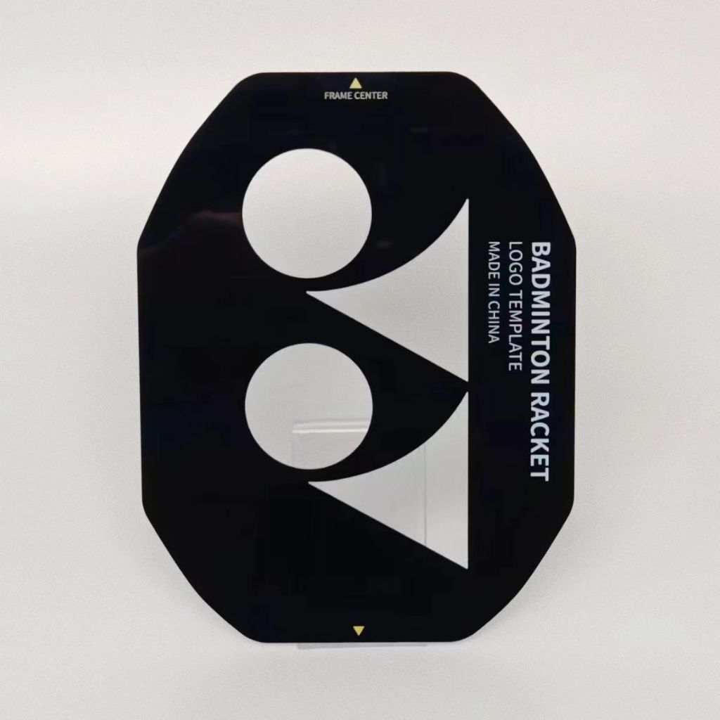 Badminton racket logo board rubbing board plastic ink pattern various ...
