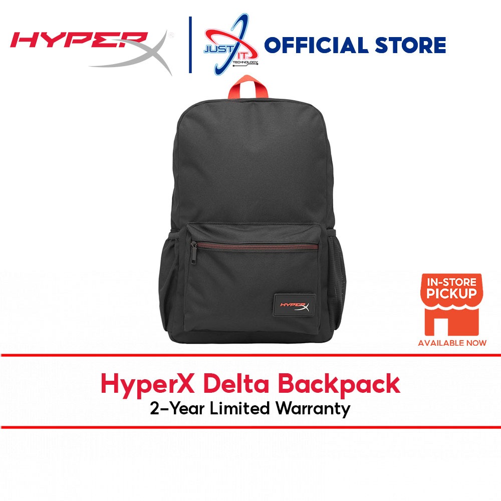 HyperX Delta Gaming Backpack - Black (16") 8C524AA | Shopee Philippines