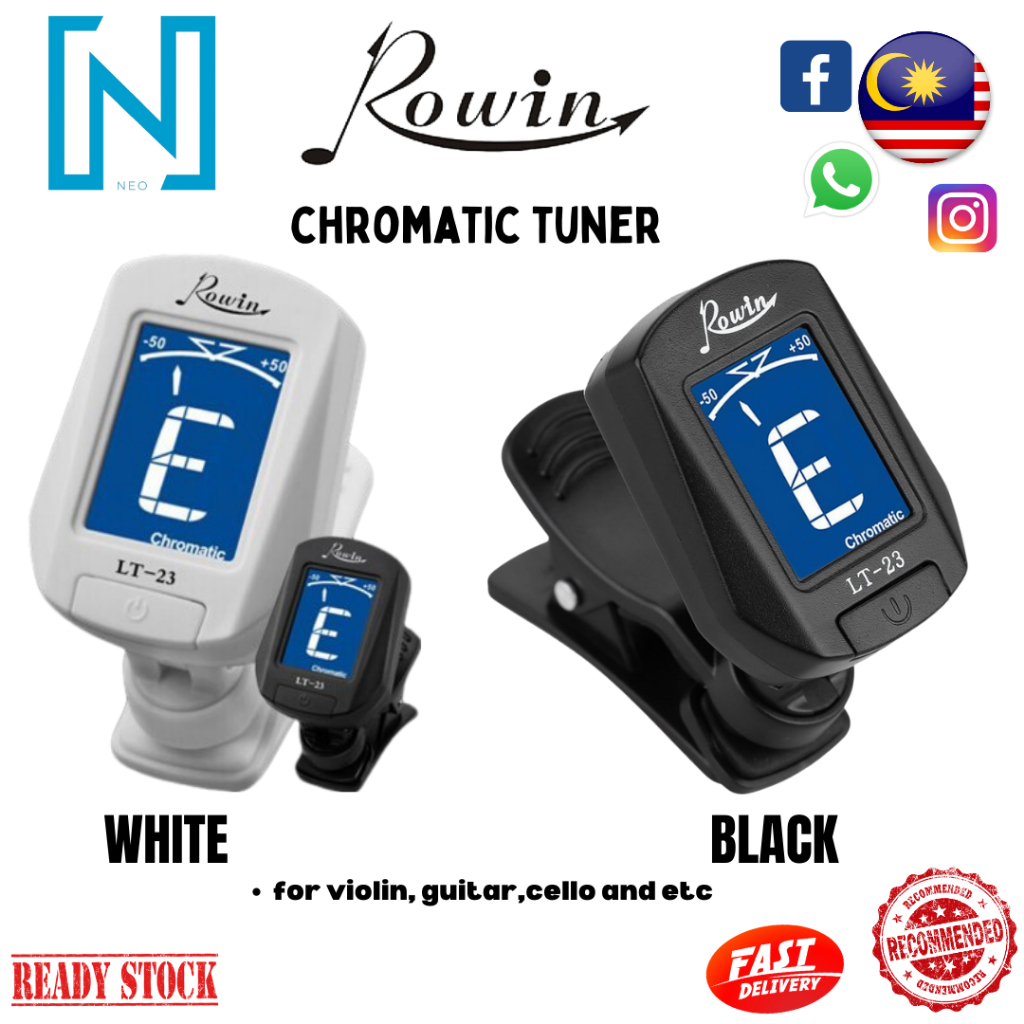CHROMATIC TUNER ROWIN LT-23 CHROMATIC TUNER SUITABLE FOR ANY MUSIC ...