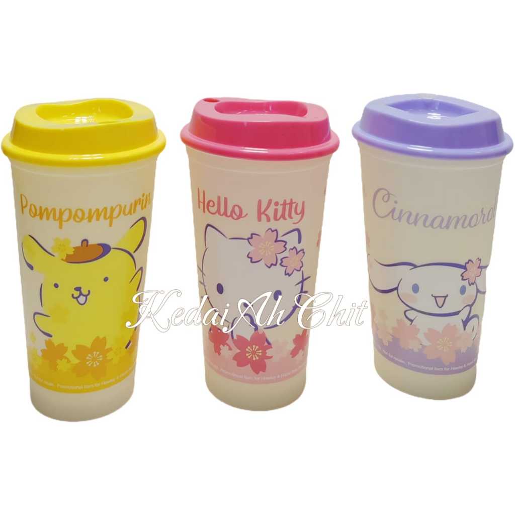 SANRIO CHARACTERS Drinking Cup Set of 3 Design 500ml | Shopee Philippines