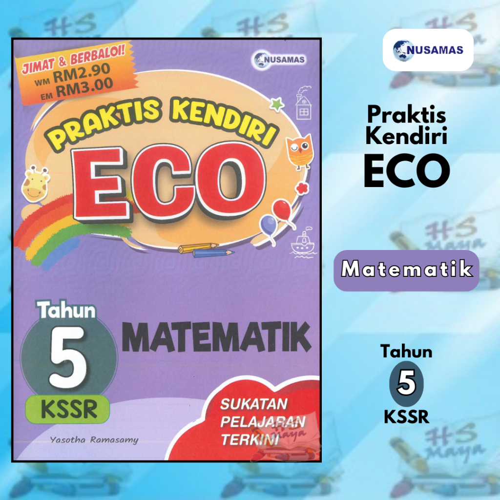 [Training Book] Practical KENDIRI ECO Mathematics In 5kssr (2024) [NUSAMAS] | Shopee Philippines