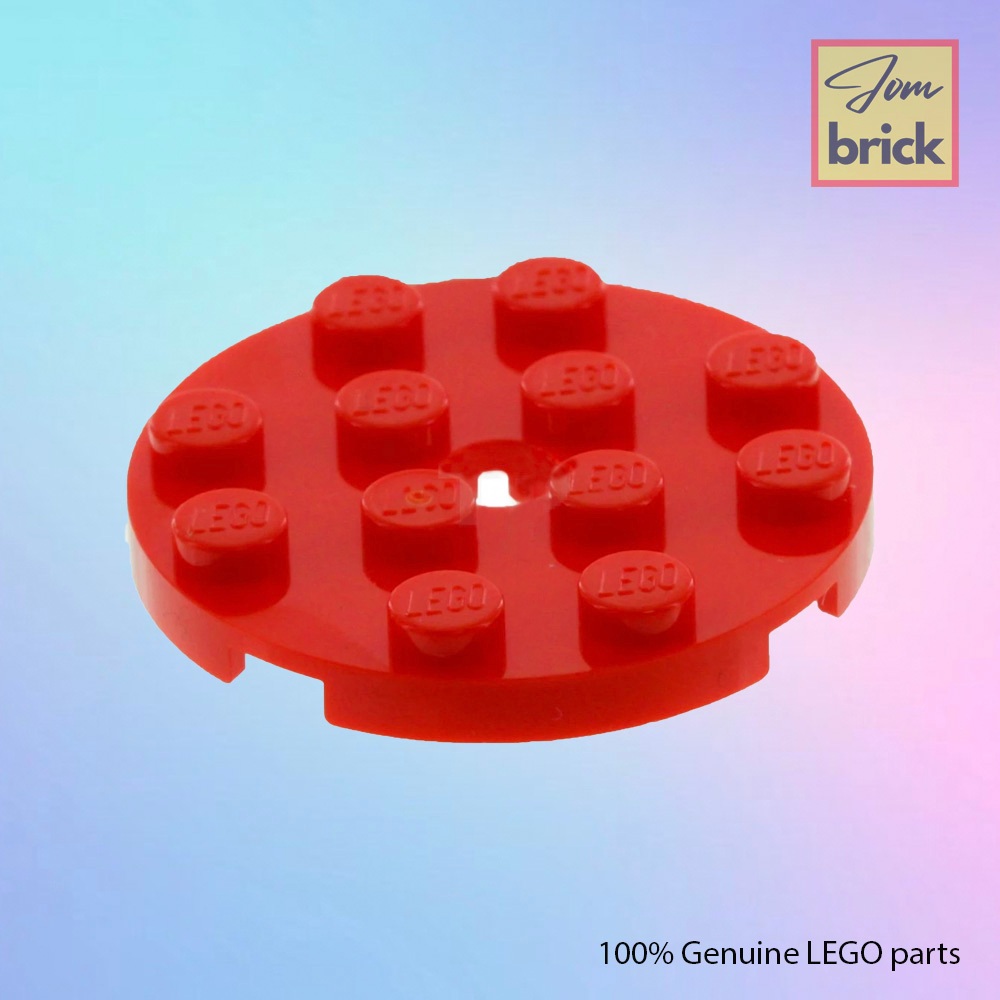 LEGO Parts (Plates) 60474 - Plate Round 4x4 with Hole [ 4515351 ...