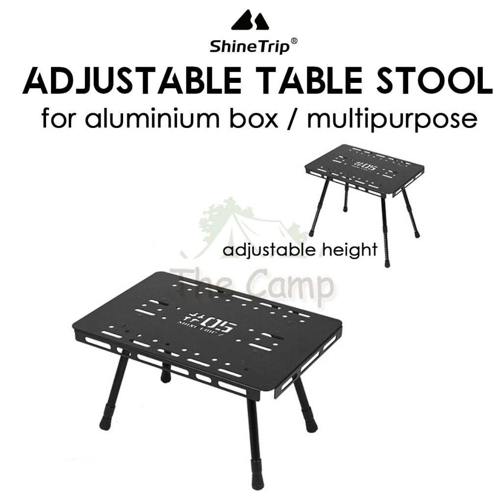 Shinetrip Stool Table for Aluminium Box Set Expandable IGT Storage Box ...