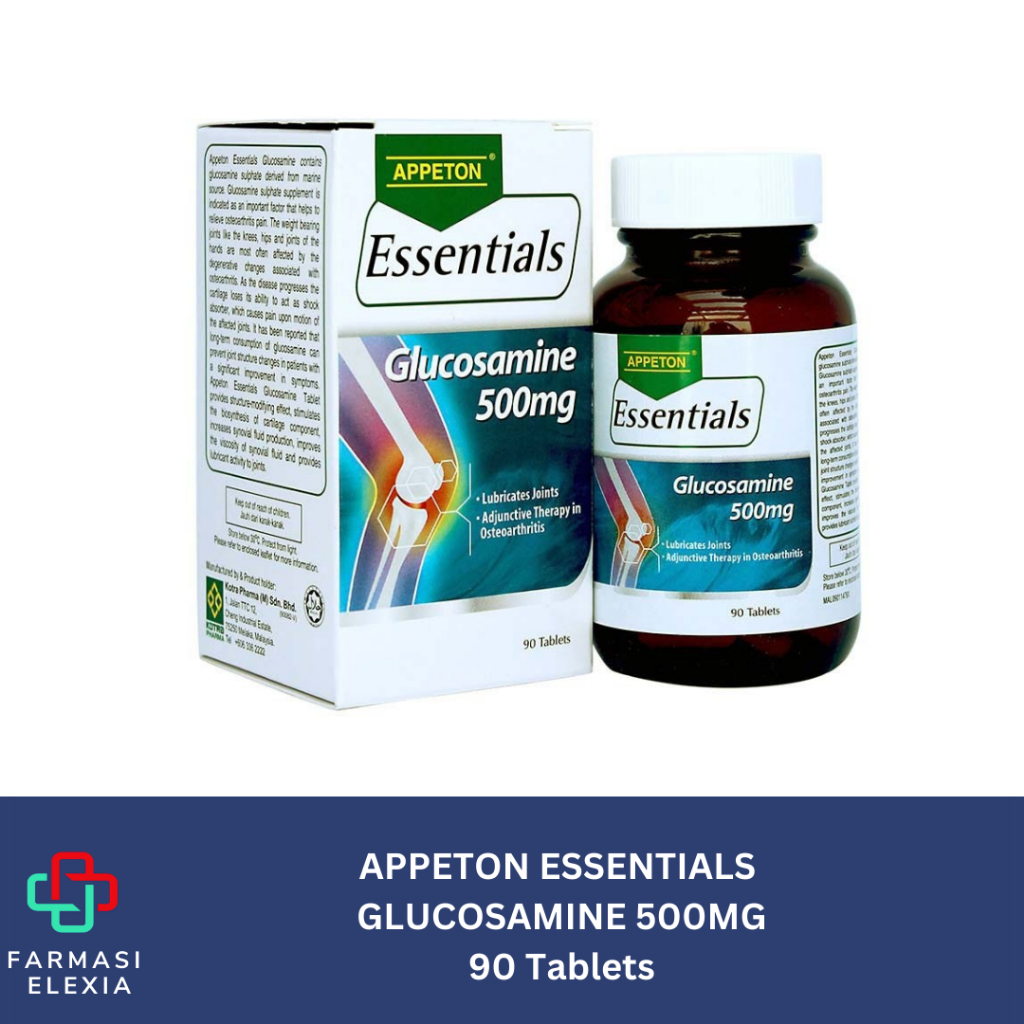 APPETON ESSENTIALS GLUCOSAMINE 500mg | Shopee Philippines
