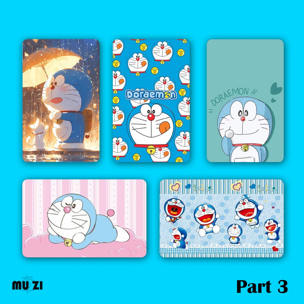 Doraemon TnG Card STICKER (Part 3) NFC STICKER Waterproof Thick Hard ...