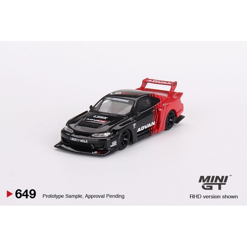 1/64 Mini GT 649 Nissan LB-Super Silhouette S15 Silvia ADVAN RHD (Box ...