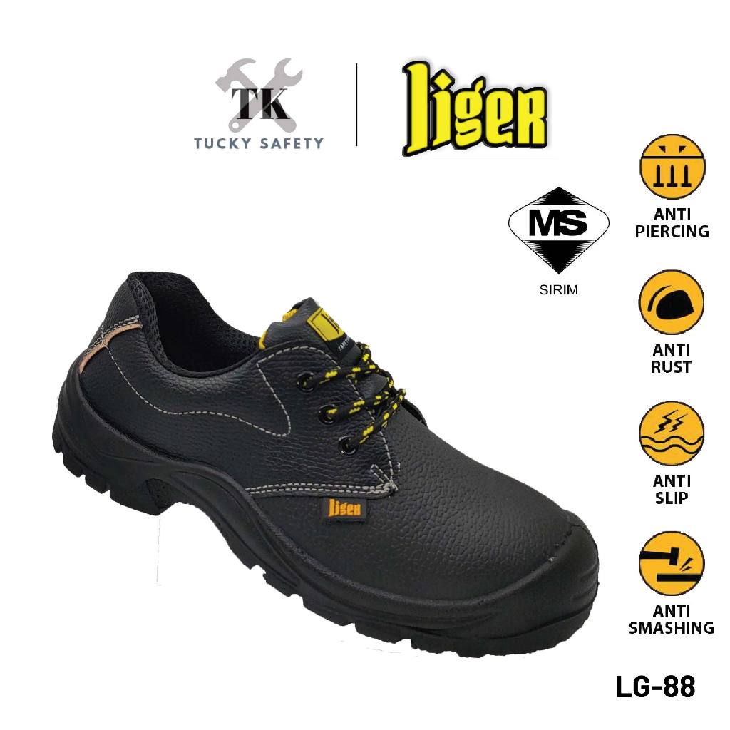 LG-88 [ LIGER ] 4 Inch Low-Cut Lace-Up Sirim Safety Shoes Extra Light ...