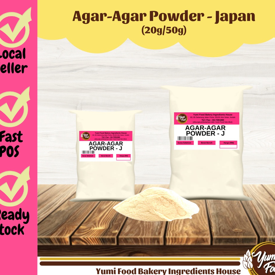 20g 50g Agar-Agar Powder Japan/ Serbuk Agar-Agar Jepun | Shopee Philippines