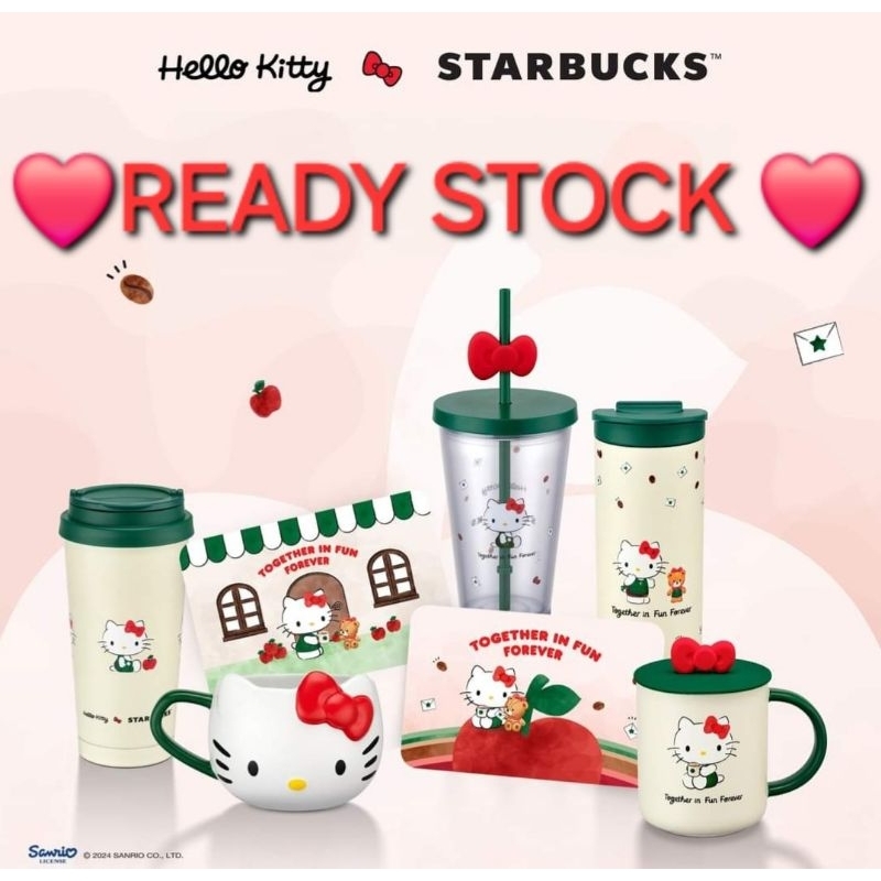 Starbucks + Hello Kitty Collaboration Merchandise 2024 | Shopee Philippines