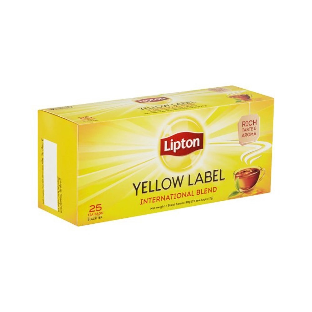 LIPTON YELLOW LABEL TEABAG 25S [EXP DATE: 10/13/2025] | Shopee Philippines