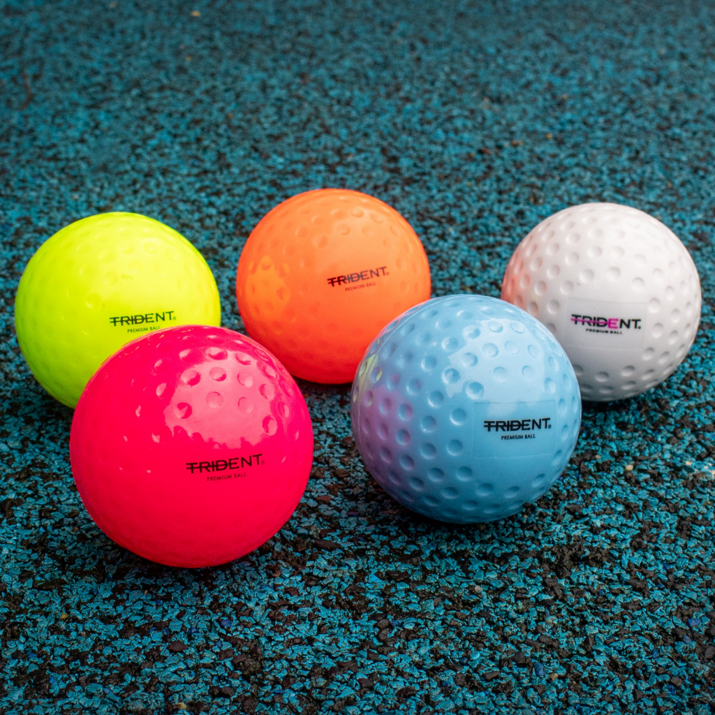 TRIDENT PREMIUM DIMPLE HOCKEY BALL – PINK / ORANGE / BLUE / WHITE ...