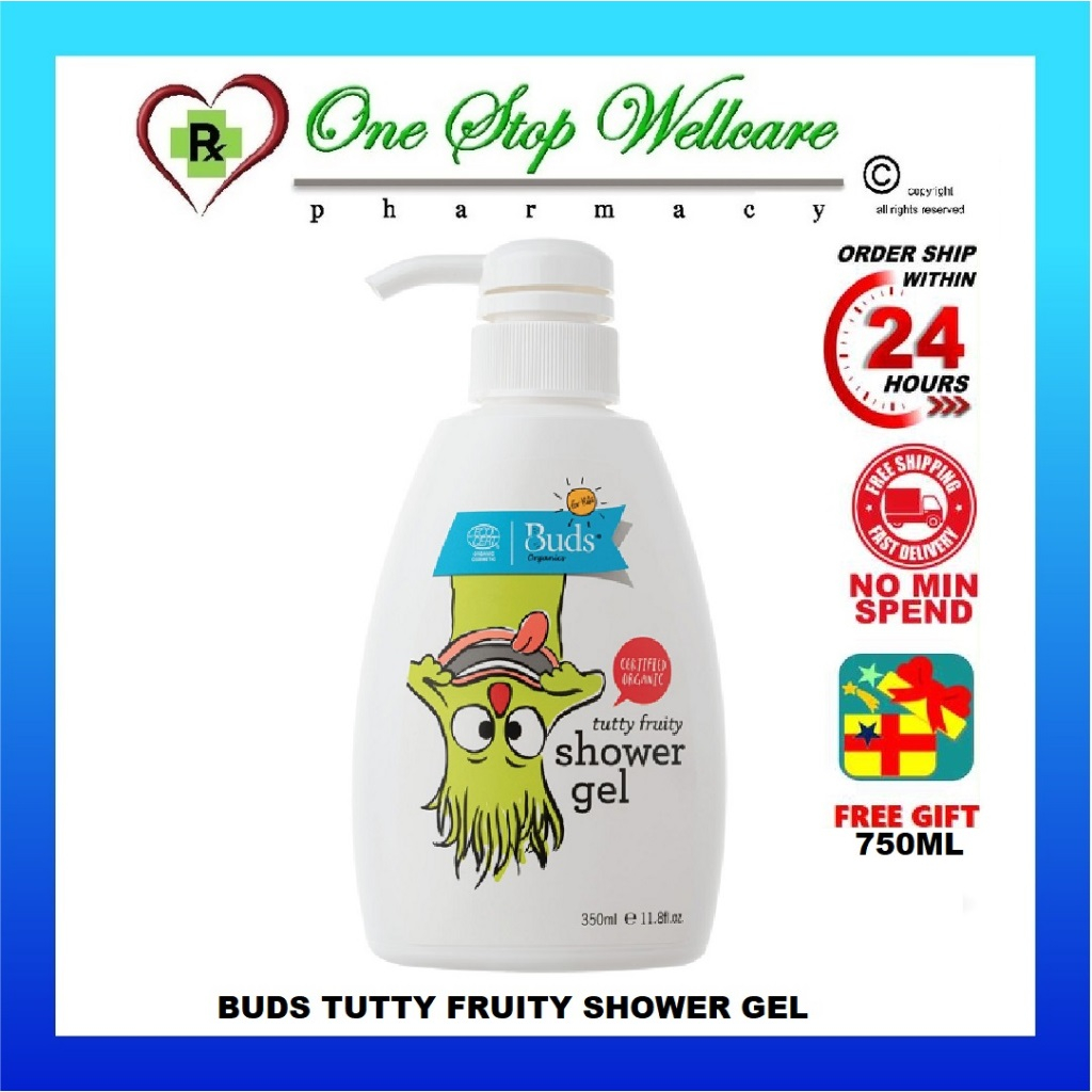 BUDS GEL MANDIAN BUAH-BUAHAN / BUDS TUTTY FRUITY SHOWER GEL 350ML (EXP ...