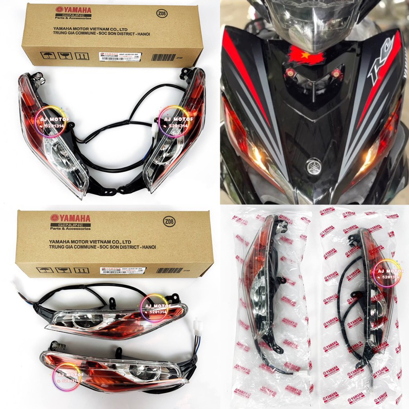 YAMAHA LC135 LC V2 VIETNAM SIGNAL ORANGE FRONT & REAR ( V3-V7 BOLEH PASANG ADD ON WIRE SOCKET ...