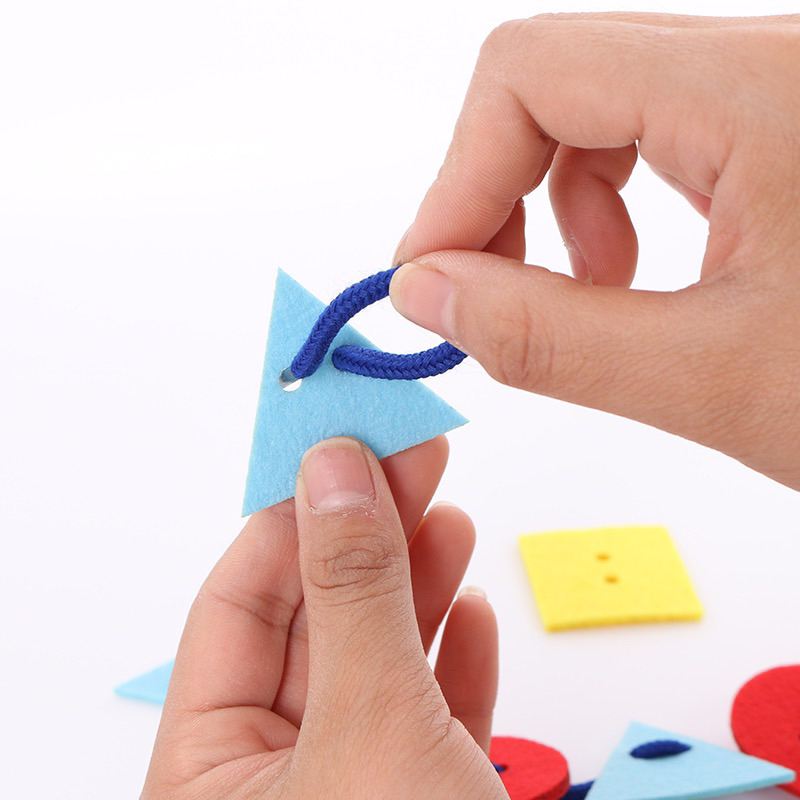 Threading Shapes Toys For Upgrading Activity Autism ADHD Therapy Toys ...