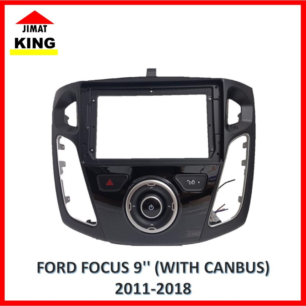 Android Player Casing FORD FOCUS 9'' (WITH CANBUS) 2011-2018 BLACK ...