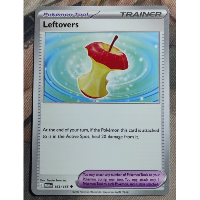 POKÉMON PTCG Scarlet & Violet 151 163/195 Leftovers | Shopee Philippines