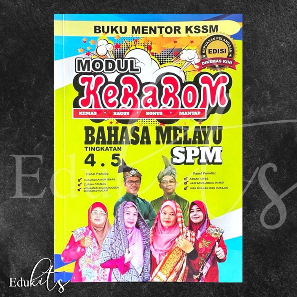 [EDUKITS] Kebabom Module In Malay SPM TG.4.5 (Special Book For KSSM MENTOR) | Shopee Philippines