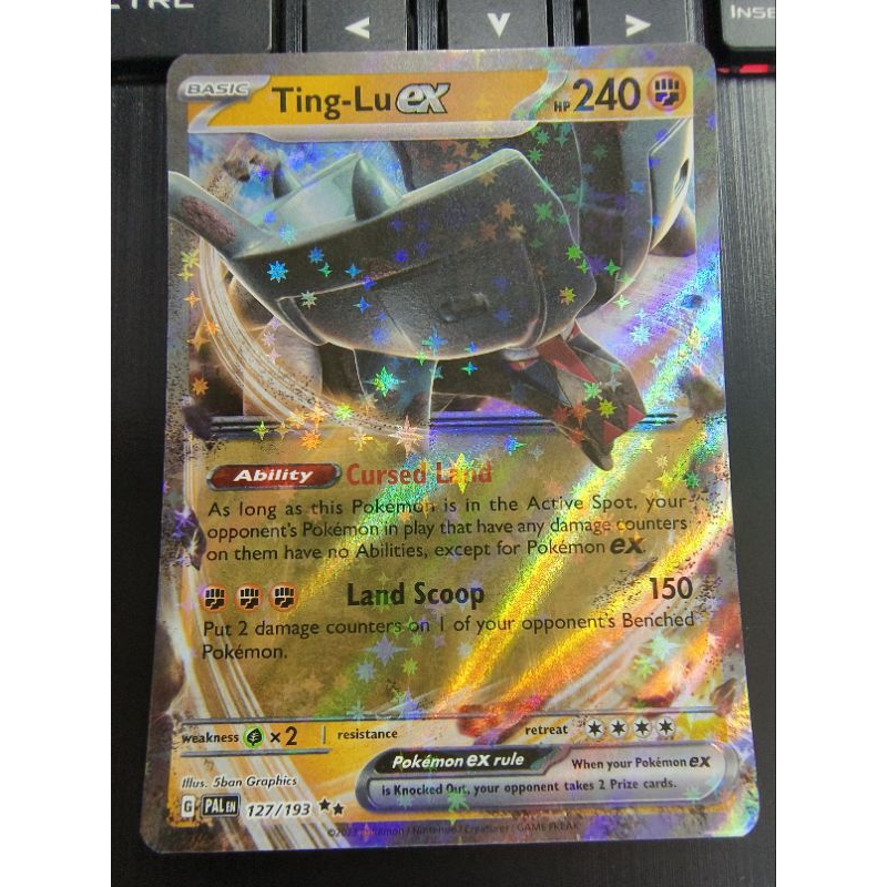 fighting Type - Pokemon Card V - Ting-Lu ex 127/193 | Shopee Philippines