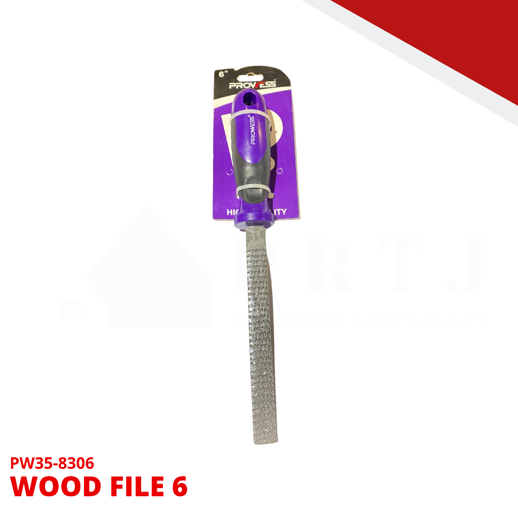 WOOD FILE 6" PROWESS FOR HAND TOOLS (PW35-8306) | Shopee Philippines