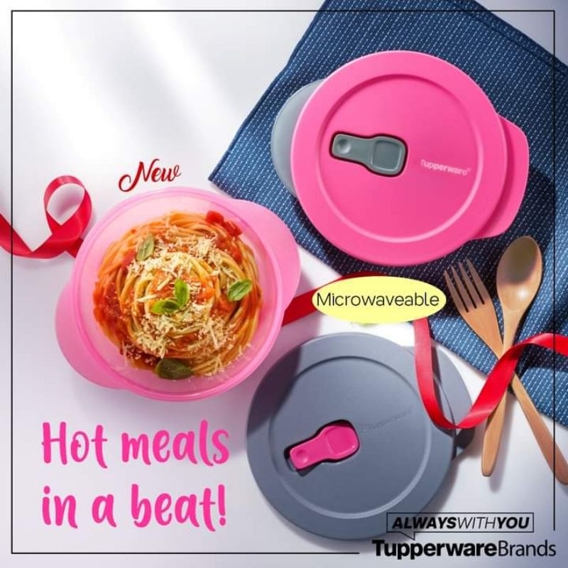 Crystalwave Bowl Tupperware Bekas Makan Microwave | Shopee Philippines