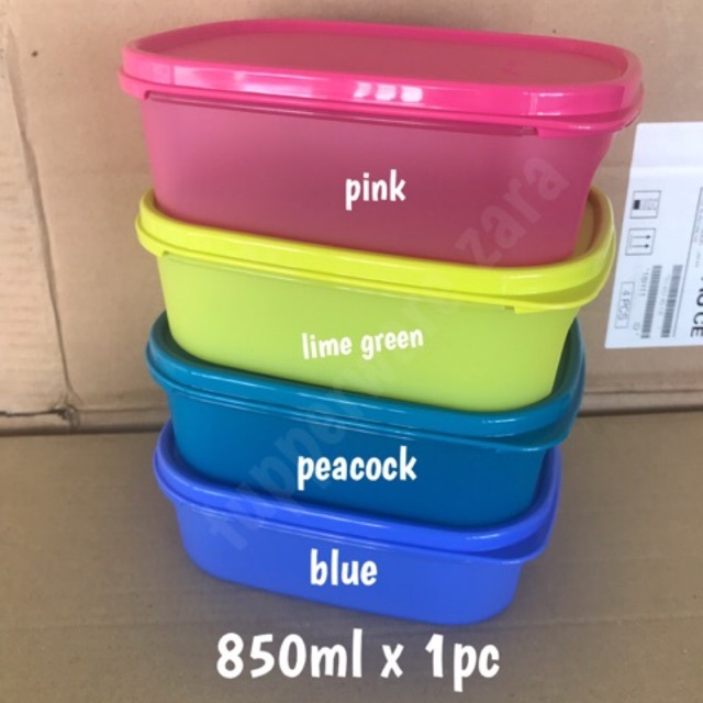 Tupperware Modular Mate Mini Rectangular 850ml (Full Set 4 pcs ...