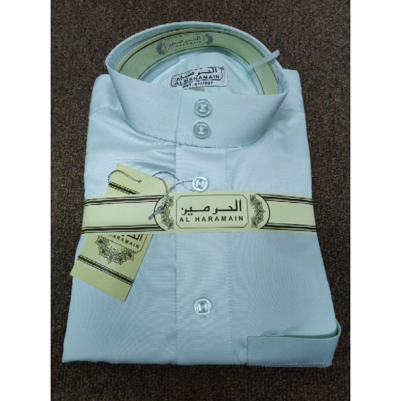 JUBAH AL HARAMAIN MINT GREEN EXCLUSIVE SUPER QUALITY KAIN LICIN VIETNAM ...