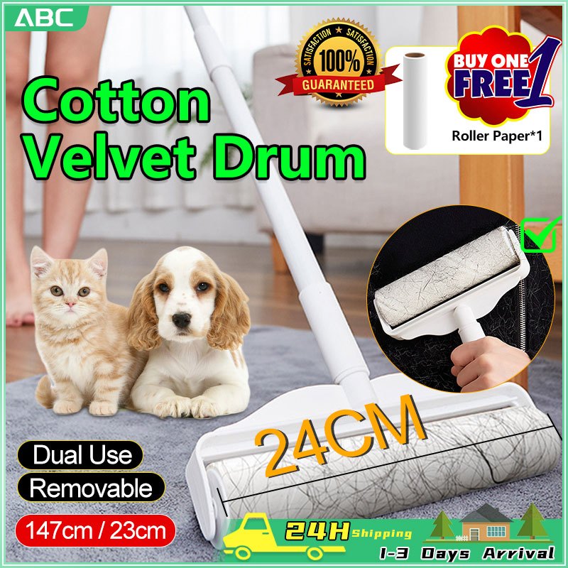 Mop Rambut Melekit Pelekat Sticky Lint Roller Sticker Cloth Cleaner ...