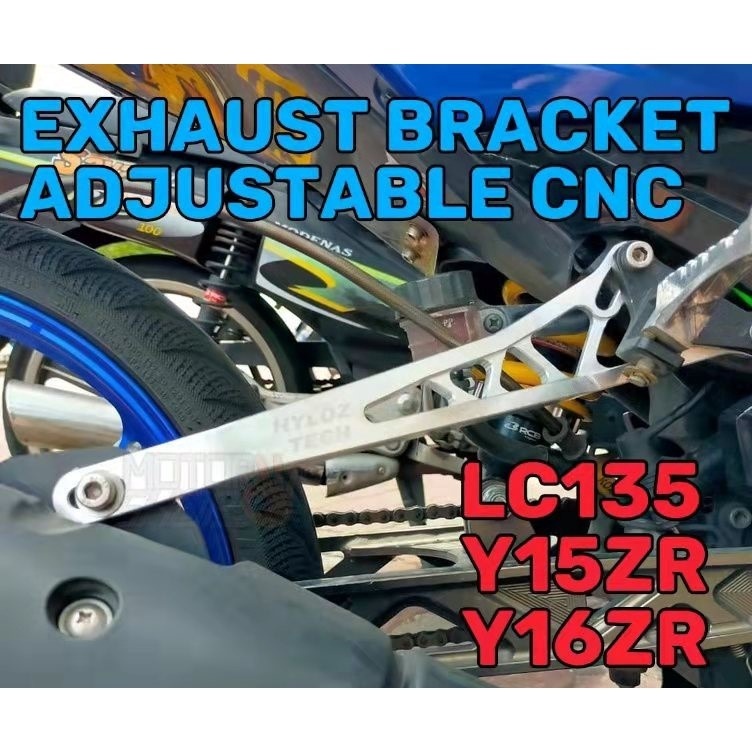 Y15 Y16 LC135 Exhaust Pipe Bracket Y15ZR Y16ZR LC 135 Aluminum Alloy ...