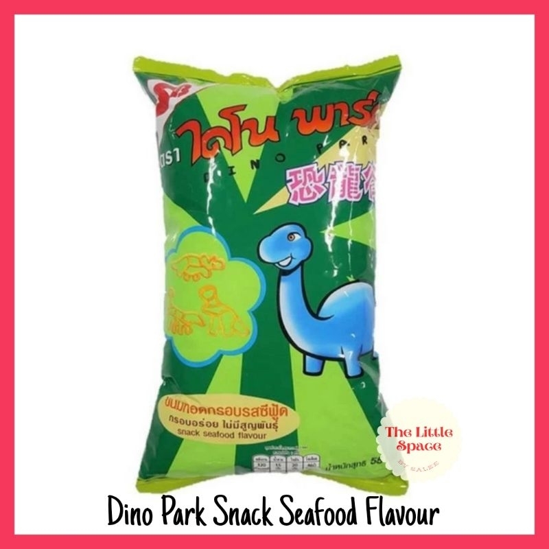 Dino Park Snack Seafood Flavour Snack 1 X 55g | Shopee Philippines
