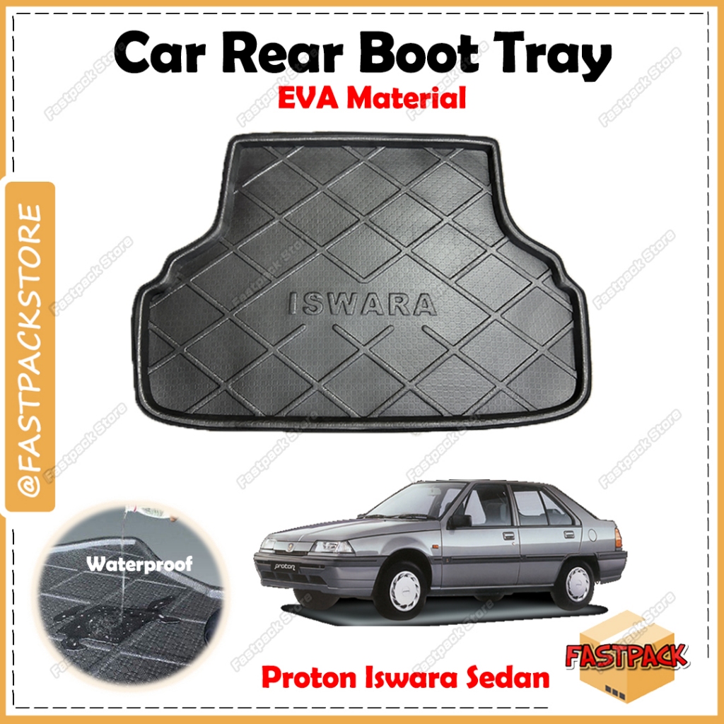 For Proton Iswara Sedan EVA Copolymer EVA Boot Tray Luggage Cargo ...