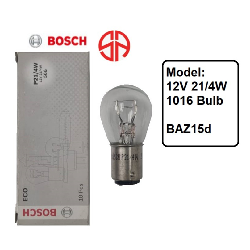 12V 21/4W BAZ15d Bosch 1987302813 Rear Brake Stop Light Tail Light Bulb ...