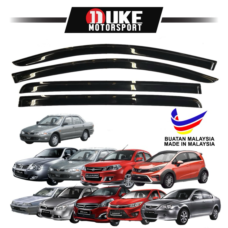 Proton Wira Saga Aeroback iriz gen2 persona waja ertiga blm Door Visor ...