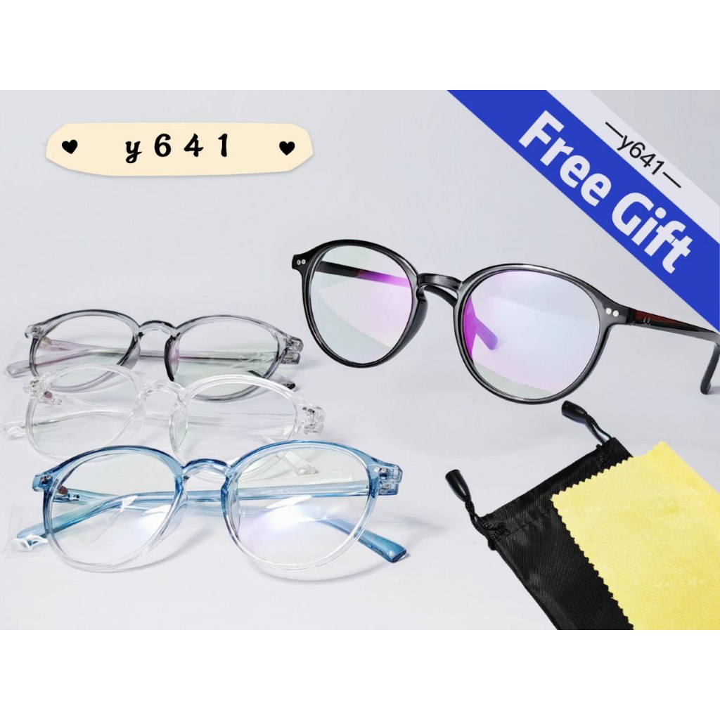 [Local Seller] - Korean Style Round Eyeglasses Frame unisex design ...
