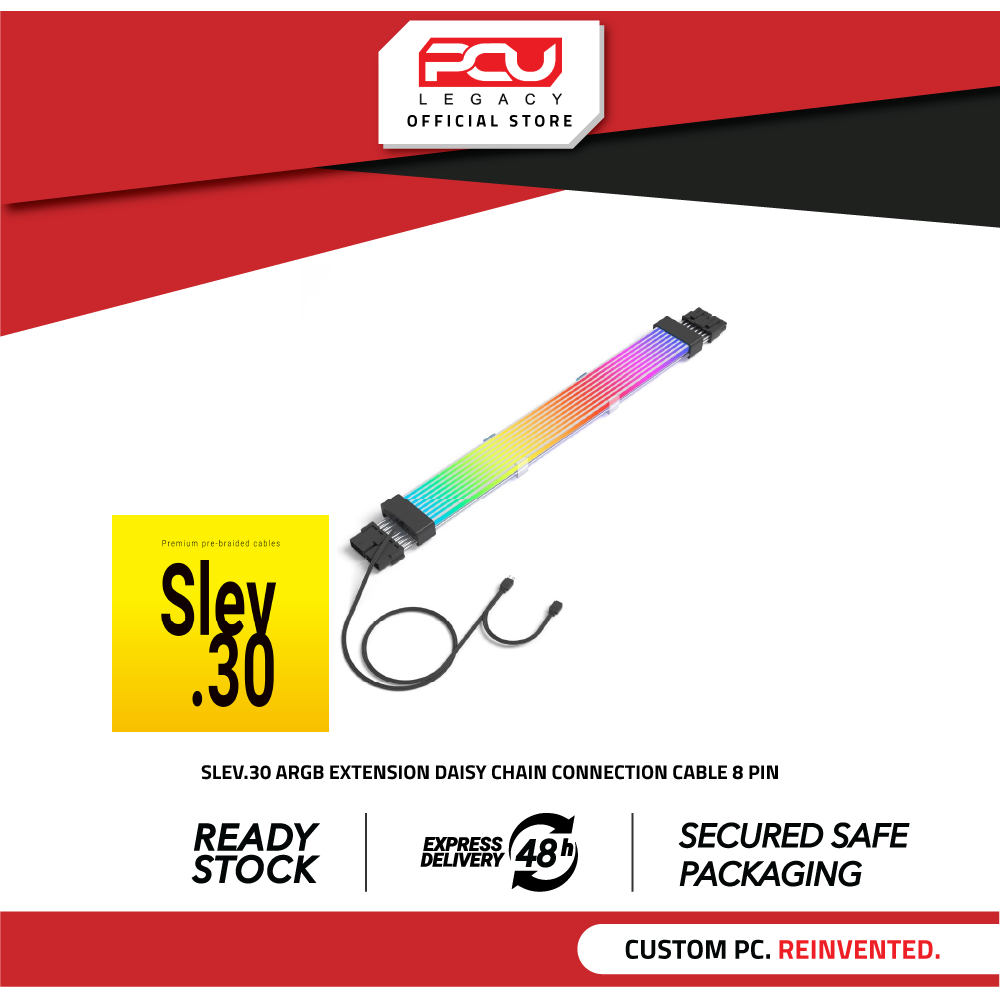 SLEV.30 ARGB EXTENSION DAISY CHAIN CONNECTION CABLE 8PIN( 6+2 PIN ...