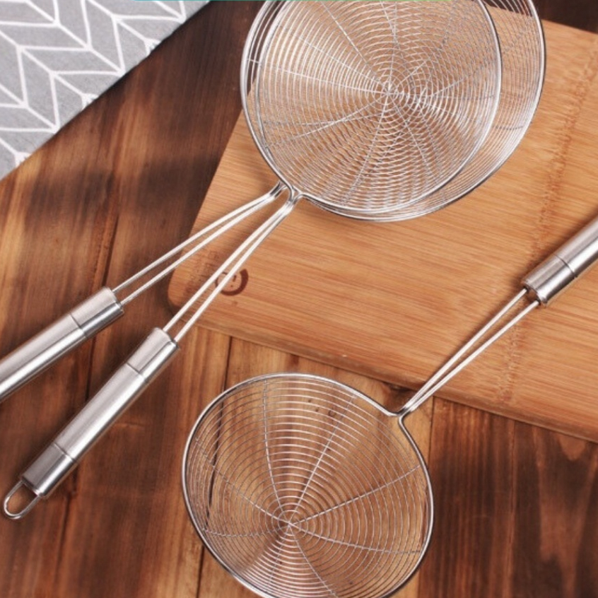 (BIG SHOP)Mesh Oil Strainer Sieve Stainless Steel Strainer Filter ...