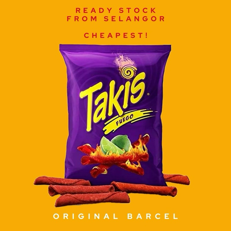 and from Selangor! Takis Fuego 56g - Barcel- halal | Shopee Philippines