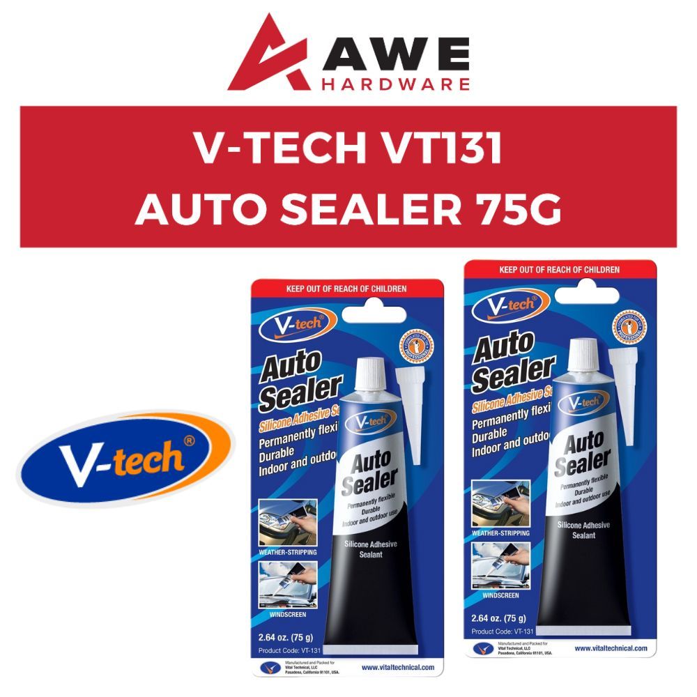 V-Tech Silicone Sealant Waterproof Auto Sealer VT131 Adhesive Sealant ...